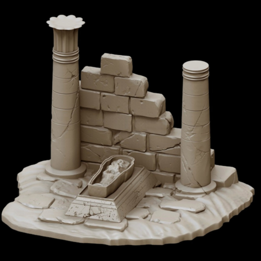 Egyptian Ruins [Set06] - 3D PRINTED – Full Moon Archer