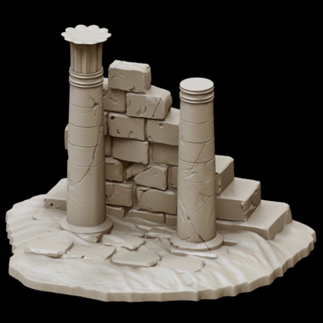 Egyptian Ruins [Set04] - 3D PRINTED – Full Moon Archer