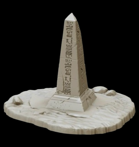 Egyptian Ruins [Set07] - 3D PRINTED – Full Moon Archer